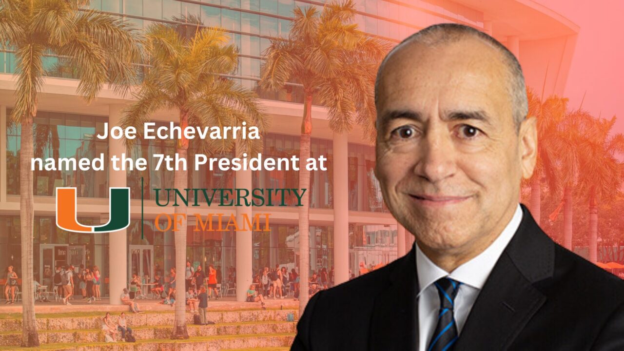 Joe Echevarria named the 7th President at University of Miami | South ...